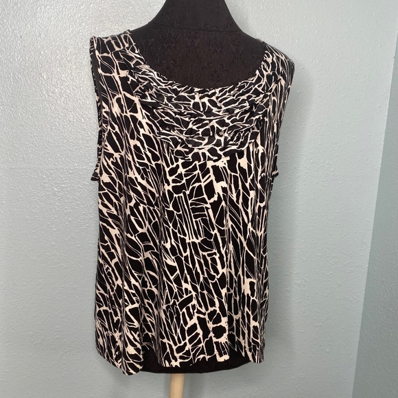 Alfani | Tops | Alfani Plus Size Black White Blouse | Poshmark